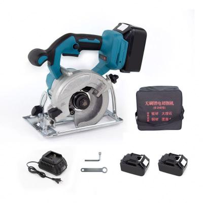 China Brushless Lithium-Ion Saw 125MM Industrial-Grade Lithium-Ion Cutter High-Power Household Circular Saw Woodworking One-Hand Saw for sale