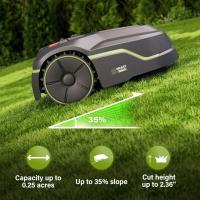 China V600 Automatic Robotic Lawn Mower, Smart Cordless Grass Cutter Robot for Garden, Wireless Boundary, High Efficiency Trimmer for sale