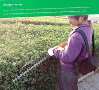 China Cordless Electric Hedge Trimmer, 21V Rechargeable Shrub Trimmer/Branch Cutter, Professional Gardening Tool with Battery/ Charger for sale