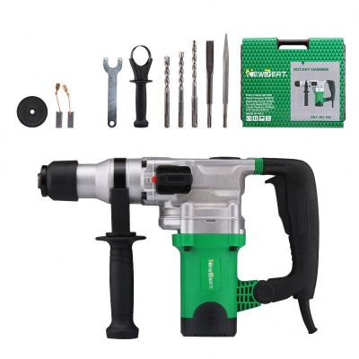 China 1050W Heavy Duty Rotary Hammer Drill with SDS Plus High Power Electric Hammer for Concrete Masonry and Demolition for sale