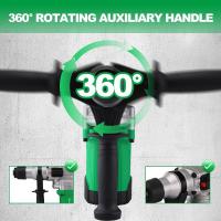 China 1050W Heavy Duty Rotary Hammer Drill with SDS Plus High Power Electric Hammer for Concrete Masonry and Demolition for sale
