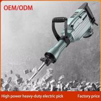 China 110V Heavy Duty Jack Hammer Handheld Electric Pick 220V High Power Concrete Breakers Rotary Demolition Impact Hammer Drill Set for sale