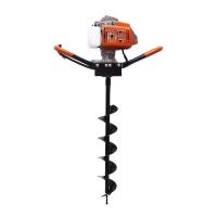 China 63cc Gasoline Earth Auger Post Hole Digger Petrol Ground Drill Machine Heavy Duty Portable Garden Farm Soil Drilling Tool for sale