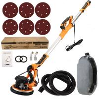 China 110V/220V High Power Telescopic Wall Grinder 225mm Dust-free Drywall Sander Putty Grinding Machine Handheld Ceiling Polisher for sale