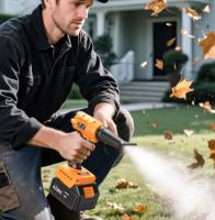 China Industrial-Grade Cordless Leaf Blower - Heavy Duty Turbine Air Blower for Workshop Dust, Snow, Lawn & Yard Cleaning for sale