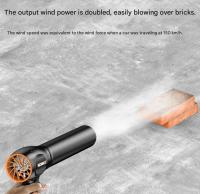China Powerful Cordless Leaf Blower Handheld Electric Air Blower for Garden Yard Lawn Cleaning Lightweight Battery Powered Dust Blower for sale