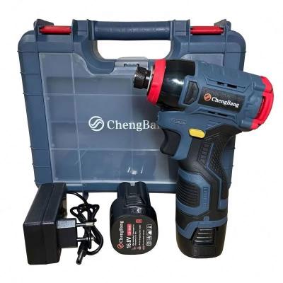 China 16.8V Portable Rechargeable Cordless Power Screw Drivers High Torque Mini Brushless Electric Impact Screwdriver With 2 Batteries for sale
