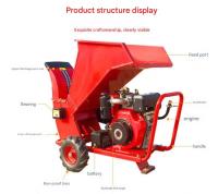 China Industrial Wood Chipper Shredder Machine, Mobile Diesel/Electric Powered for Chipping Logs, Branches, and Stalks for sale
