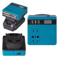 China 18V Power Tools Rechargeable Lithium Battery Inverter 21V Convert to AC220V/DC5V/12V Portable Outdoor Operation DC-AV Converter for sale