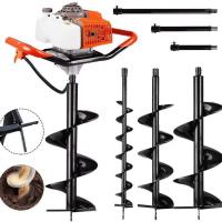 China Gasoline Powered Single Person 52cc Agricultural Soil Loosening and Fertilizing Machine Tree Planting Digging Machine for sale