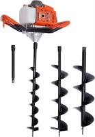 China Gasoline Powered Single Person 52cc Agricultural Soil Loosening and Fertilizing Machine Tree Planting Digging Machine for sale