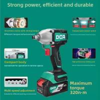 China Dongcheng DCA Cordless  320N.m Impact Wrench ADPB320EM Brushless 20V Electric Wrench for sale