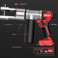 China DELIXI Professional Cordless Hydraulic Cable Crimping Tool 4.0Ah Battery Powered Electric Hydraulic Crimper for sale