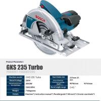 China 2050W Heavy Duty Electric Circular Saw GKS235Turbo 5300RPM Adjustable Cut Depth Woodworking Saw power tools for sale