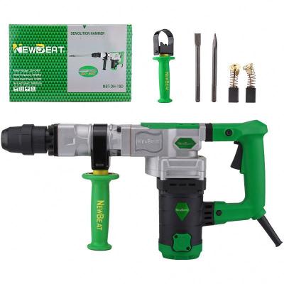 China 1450W High-Power Electric Pickaxe with Euro, US, and UK Plugs Industrial-Grade Hammer Pickaxe Electric Pickaxe CE Certified for sale