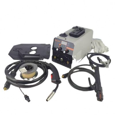 China OEM Logo Airless MIG Welding MIG250 Home Use Compact Multi-Function Gas Shielded Welding 220V US Standard MIG Welder for sale