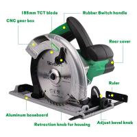 China 9-Inch Electric Handheld Circular Saw with Inverted Table Function for Woodworking Portable Wood Cutting Power Tool for sale