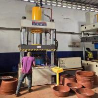 China 315 Ton Four-column Three-beam Hydraulic Press  YQ32  PP PE PVC Plastic Basin Moulding Machine for sale
