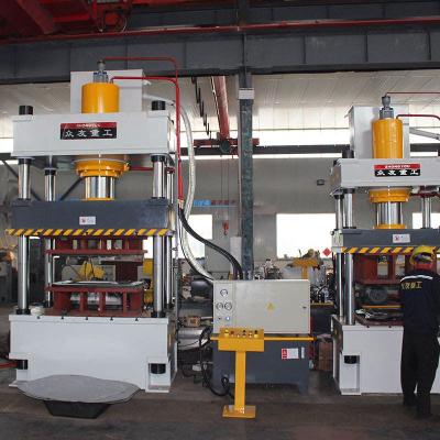 China 315 Ton 400T 500T Four-column Three-beam Hydraulic Press YQ32 / YD27-315T for Wheelbarrow Making & Cold Stamping (High Accuracy) for sale
