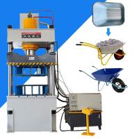 China 315 Ton 400T 500T Four-column Three-beam Hydraulic Press YQ32 / YD27-315T for Wheelbarrow Making & Cold Stamping (High Accuracy) for sale