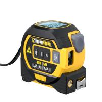 China 3-in-1 Laser Distance Meter 5m Digital Measuring Tape 40m 60m Infrared Rangefinder with Cross Line Laser for sale