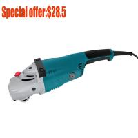 China KQ-92230 Industrial 2100W Corded Angle Grinder Paddle Switch Metal Cutting Polisher 180/230mm Discs High Power Grinding Machine for sale