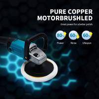 China CRIDER CR9227 Portable Industrial Grade DIY 1200W Variable Speed Electric Car Polish Machine 220V 3AH Battery 7 Max Accessory for sale