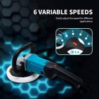 China CRIDER CR9227 Portable Industrial Grade DIY 1200W Variable Speed Electric Car Polish Machine 220V 3AH Battery 7 Max Accessory for sale
