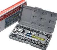 China 46-Piece Professional Mechanic Tool Set with Hard Case DIY-Socket & Wrench Kit for Automotive Repair & Maintenance for sale