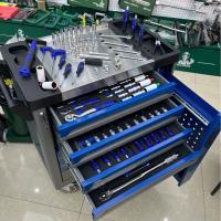 China 245pcs Professional Automotive Tool Set with Tool Cart Heavy Duty Mechanic Socket Wrench Tool Trolley OEM for sale