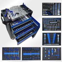 China 245pcs Professional Automotive Tool Set with Tool Cart Heavy Duty Mechanic Socket Wrench Tool Trolley OEM for sale