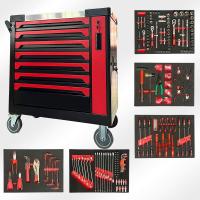 China 420pcs Professional Mechanic Tool Set with Heavy Duty Tool Cabinet Automotive Garage Socket Wrench Tool Trolley OEM for sale