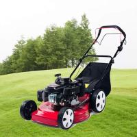 China Agricultural Industrial Grade 2-Stroke Gasoline High-Horsepower Push Mower 51cm Wide-Cut Lawn Trimmer for sale