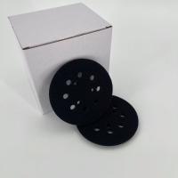 China 11-Hole Black 6-lnch Car Polishing Sanding Discs Heavy Duty Hook & Loop Film for Random Orbital Sanders for sale