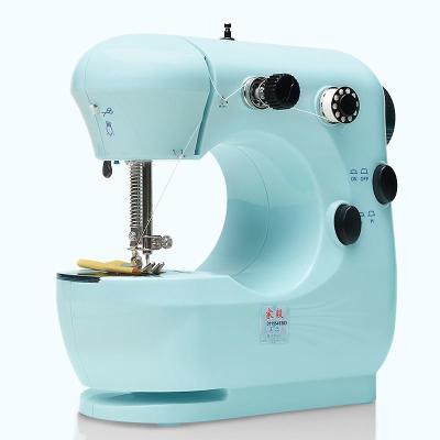 China Household Electric Sewing Machine, Mini & Portable Tabletop Sewer for Beginners, Heavy-Duty Fabric Handheld Manual Stitching for sale