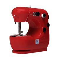 China Household Electric Sewing Machine, Mini & Portable Tabletop Sewer for Beginners, Heavy-Duty Fabric Handheld Manual Stitching for sale
