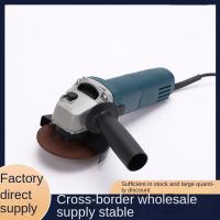 China Multifunctional Household Electric Tool Set Angle Grinder Hand Electric Drill & Polishing Machine in Plastic Box for sale