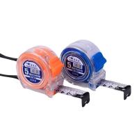 China 3/5/7.5/10M Dual Scale Metric Imperial Tape Measure with Transparent Case, Thicken Steel Ruler for Custom Logo Measuring Tool for sale