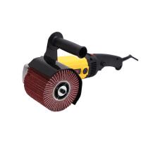China Electric Polishing Machine for Stainless Steel Wood Open Paint Wire Drawing Machine with Wheel Mirror for Wood Metal Polisher for sale