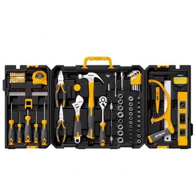 China 124-Piece Aluminium Socket Wrench Tool Set Metric/Imperial / Mobile Vehicle Repair Tool Kit with Hard Case Hand Tool for sale