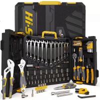 China 124-Piece Aluminium Socket Wrench Tool Set Metric/Imperial / Mobile Vehicle Repair Tool Kit with Hard Case Hand Tool for sale