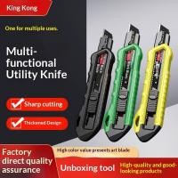 China Heavy Duty Utility Knife 160mm Sharp Retractable Box Cutter for Office DIY and Industrial Use for sale