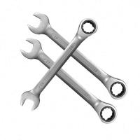 China 7PCS Ratchet Wrenches CRV Steel  with Metric and SAE 72-Tooth Box End and Open End Standard Wrench Set with Organizer Cloth Bag for sale