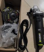 China Original Worx WU800 Angle Grinder 100mm 720W Professional Handheld Electric Grinder for Metal Cutting and Polishing for sale