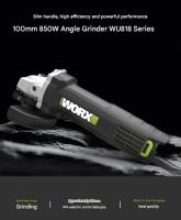China Original Worx WU800 Angle Grinder 100mm 720W Professional Handheld Electric Grinder for Metal Cutting and Polishing for sale