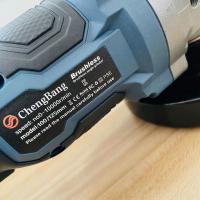 China 125mm Disc Brushless Cordless Angle Grinder Lithium Battery High Quality  Electric Grinder with Custom Logo for sale