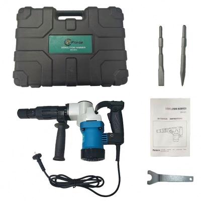 China Electric Pick High-Power Multifunctional Electric Hammer 1200W Electric Demolition Hammer Concrete Breaker for sale