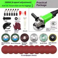 China High-Power Brushless Lithium-Ion Angle Grinder Multi-Function  Polishing & Cutting  Electric Grinder Cordless Rotary Grinder for sale