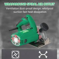 China 1680W Electric Wall Chaser Slotting Machine 125mm Marble Cutter Concrete Wall GrooveCutting Tool for Construction for sale