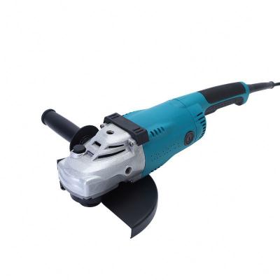 China 2200W High Power Industrial Grade Electric Angle Grinder 230mm Heavy Duty Slide Switch Grinding Disc Wheel Cordless Brushed for sale